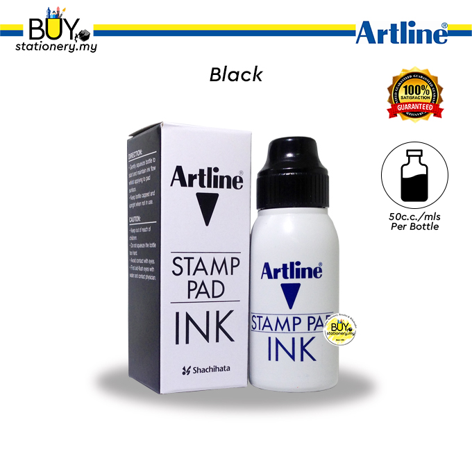Buy Stamp Pad Ink 50ml Artline - PCS (4 Colors) | eRomman