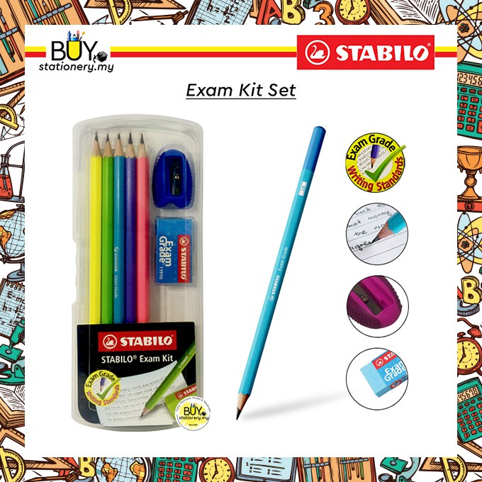 Buy Buystationery Stabilo Exam Grade 2B Writing Kit Online | eRomman