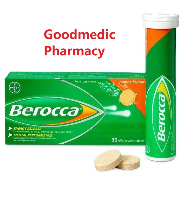 Buy Bayer Berocca Orange Effervescent Tablets (30's) | eRomman