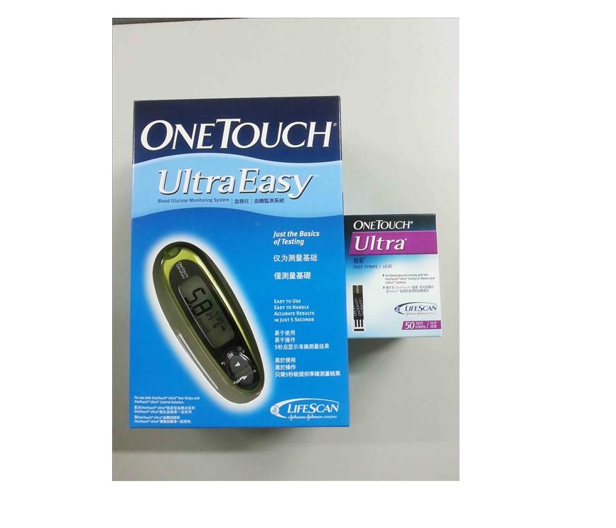 Buy ONE TOUCH UltraEasy Blood Glucose Monitoring System FOC 25 Test ...