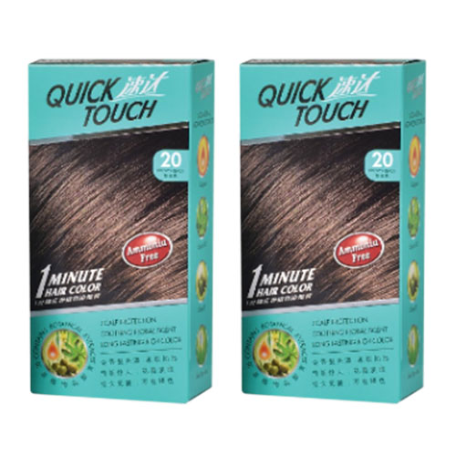 Buy Hair Dye Colors Quick Touch (Brown Black) | eRomman