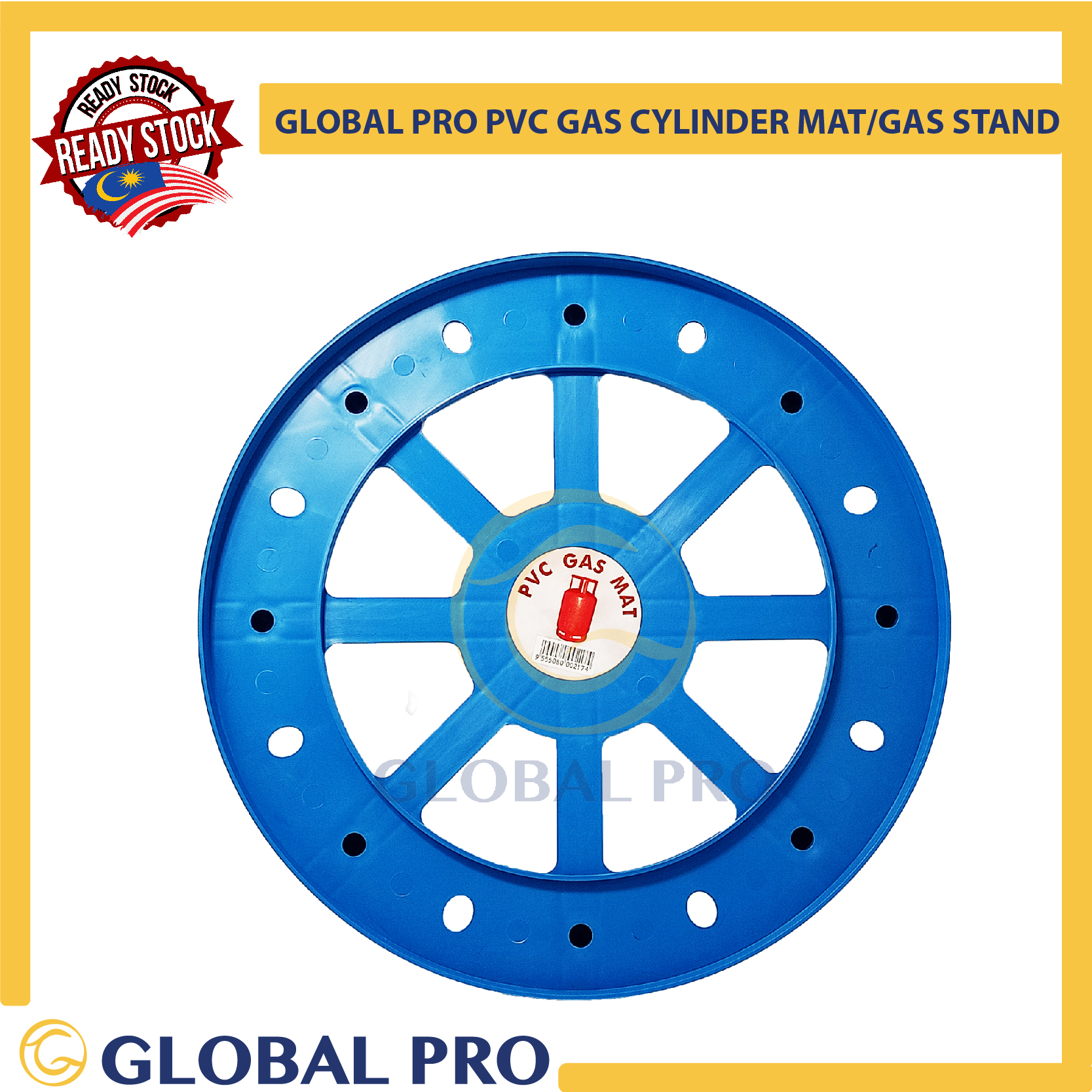 Buy Globalproofficial Global Pro PVC Gas Cylinder Protector Mat/Gas ...