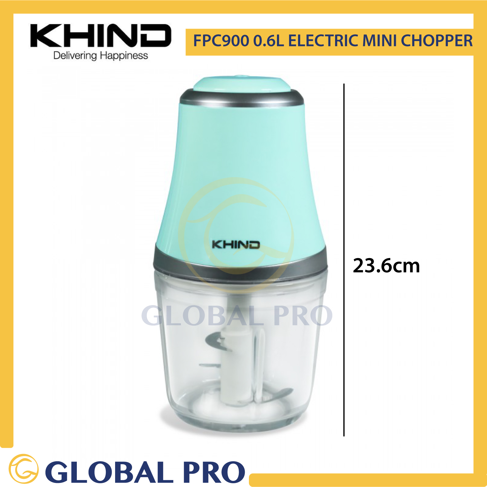Buy Globalproofficial Khind FPC900 0.6L Mini Food Chopper with SUS 304 ...