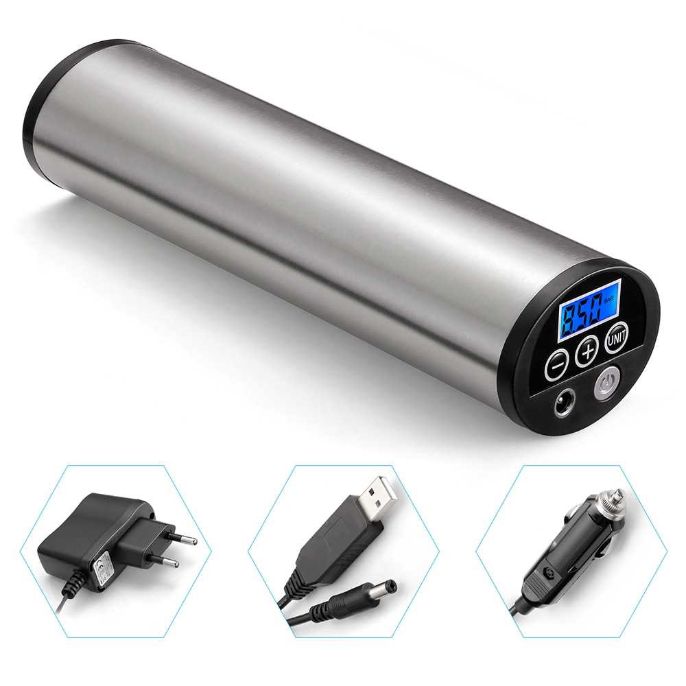 Mini electric tyre pressure store