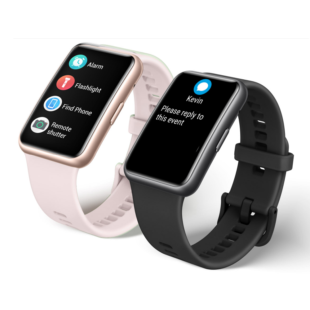 Buy Huawei Watch Fit Smartwatch (Black - Pink) Online | eRomman