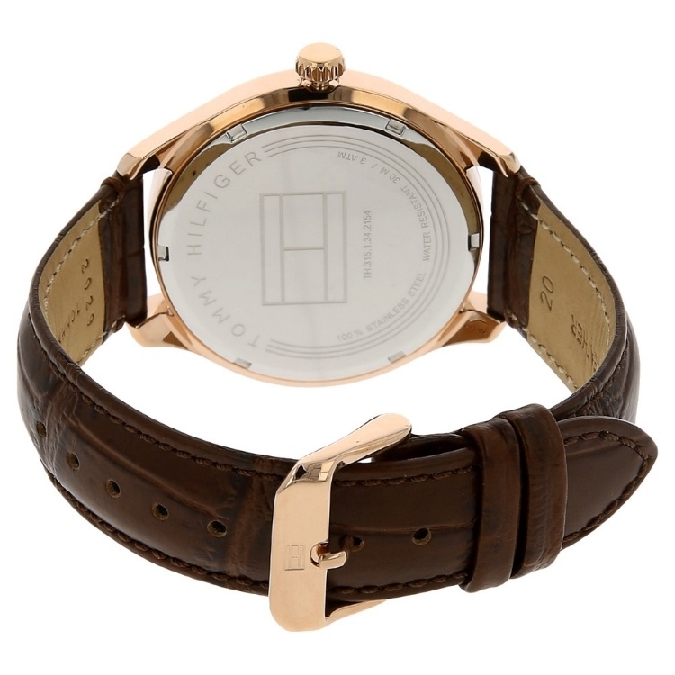 Buy Mens Oliver Quartz Leather Watch by Tommy Hilfiger | eRomman