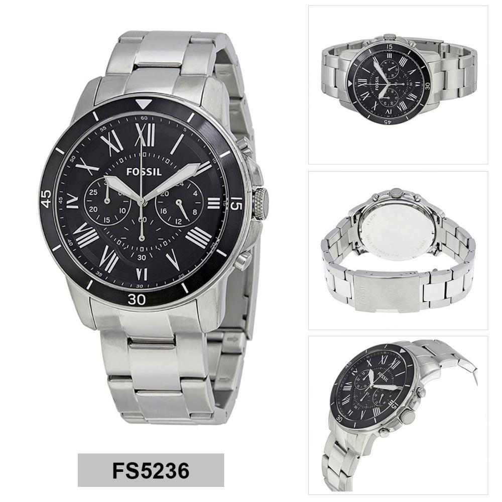 Buy Fossil Gents Chronograph Watch (Gray) | eRomman