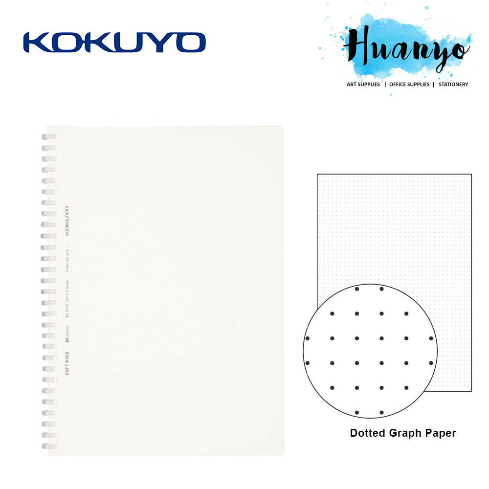 Buy Soft Ring 5mm Dotted Note Book B5 80 Sheets KOKUYO | eRomman