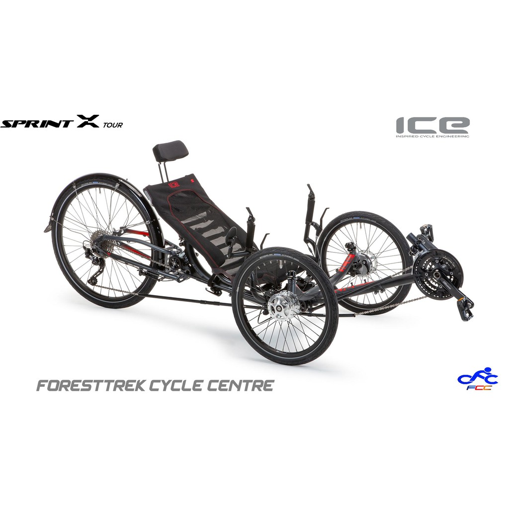 Buy Ice - Recumbent Trike Bike Sprint X Tour Fast Track Online | eRomman