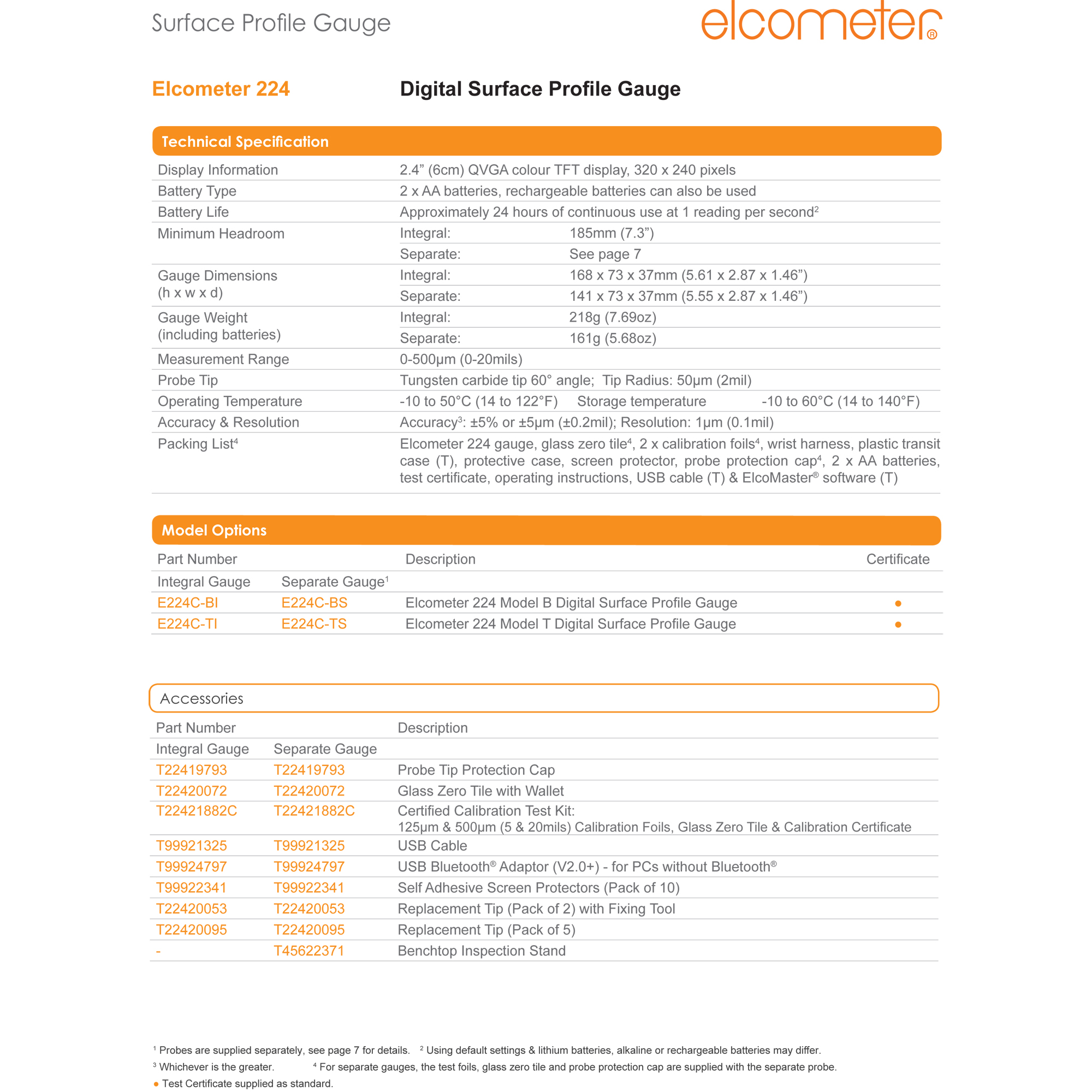 Home & Living :: DIY :: Hand Tools :: Elcometer E224C-TI Model T 224 ...