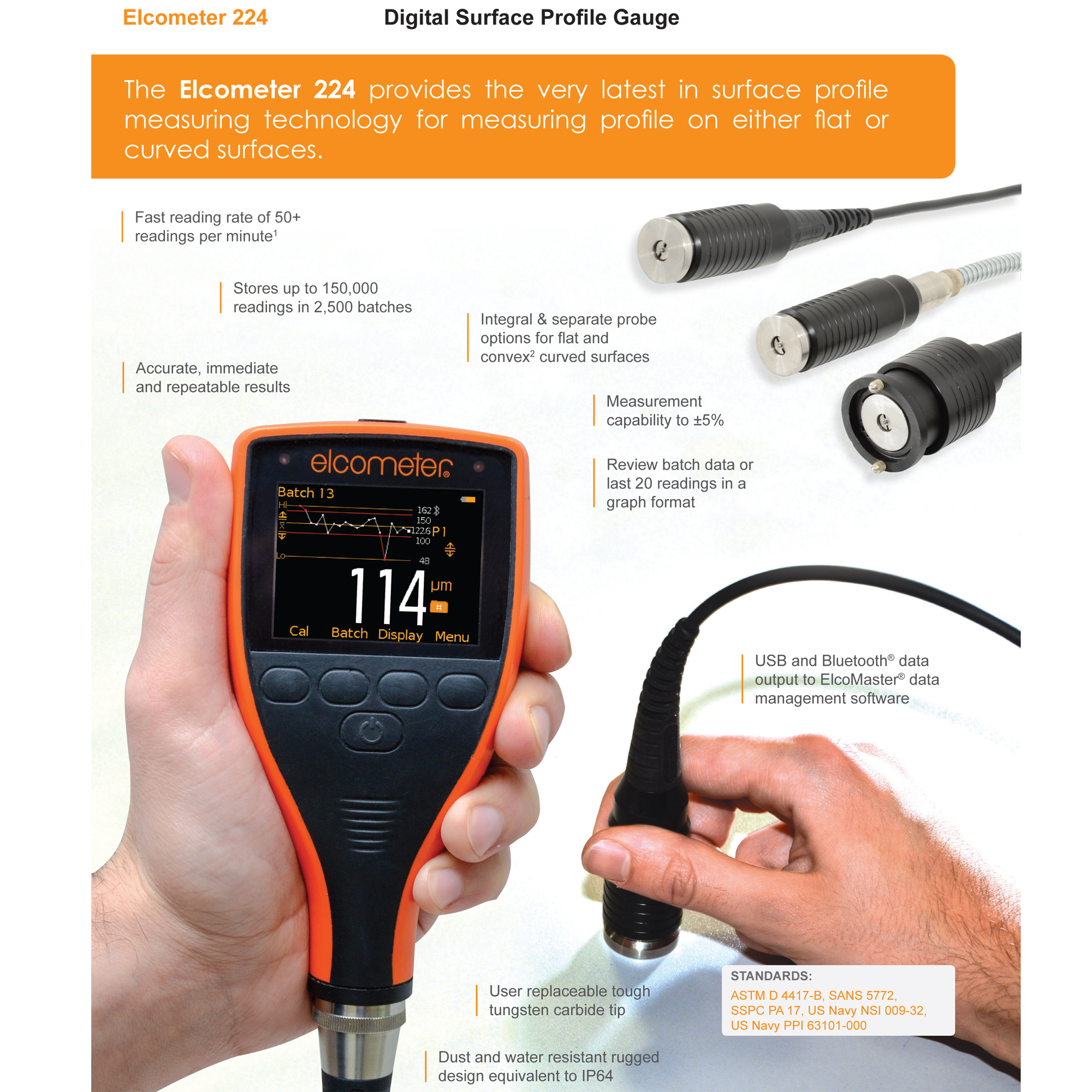 Home & Living :: DIY :: Hand Tools :: Elcometer E224C-TI Model T 224 ...
