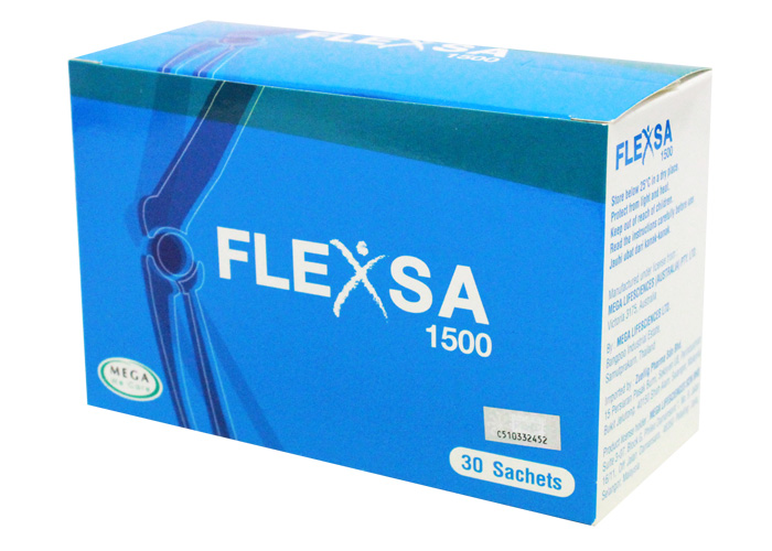 Buy Flexsa 1500 (Glucosamine sulfate) 30 Sachets | eRomman