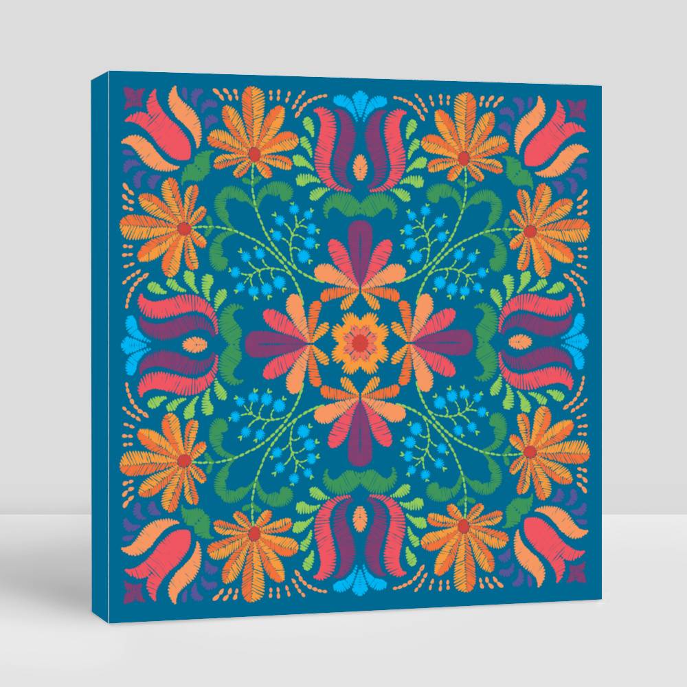 Buy Bohemian Floral Embroidery Pattern | eRomman
