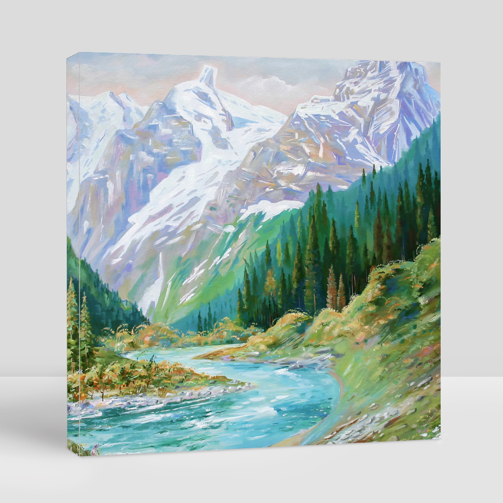 Buy The Teberda River in the Gorge of the Caucasus Mountains. | eRomman