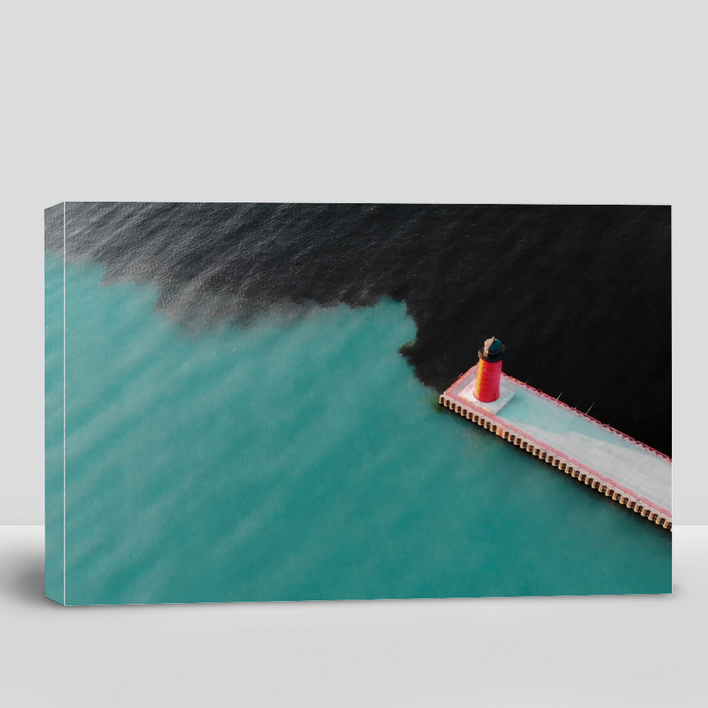Buy Aerial Photo Custom Canvas View of Lighthouse | eRomman