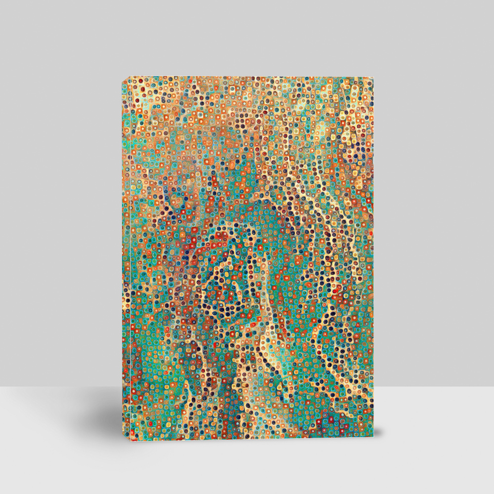 Buy Abstract Acrylic Painting With Cell | eRomman