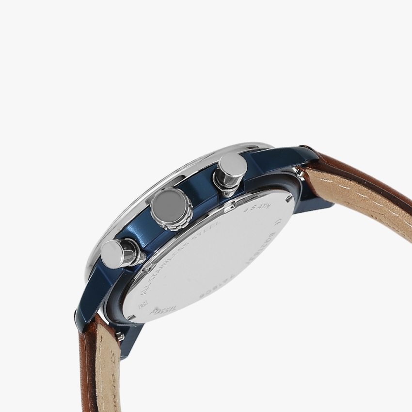 Nate Chronograph Brown Leather Watch JR1390 Fossil | atelier-yuwa.ciao.jp