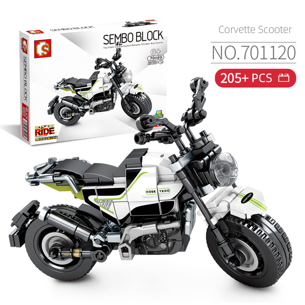Buy Sembo Block 300 Small Motorcycle Building Bricks | eRomman