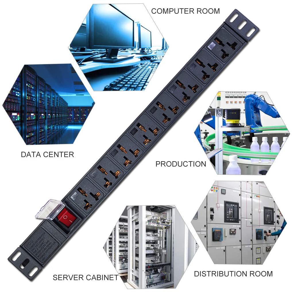 Buy Switch2com 8 Output Universal Socket Power Distribution Unit Uk Type For Rackmount Server