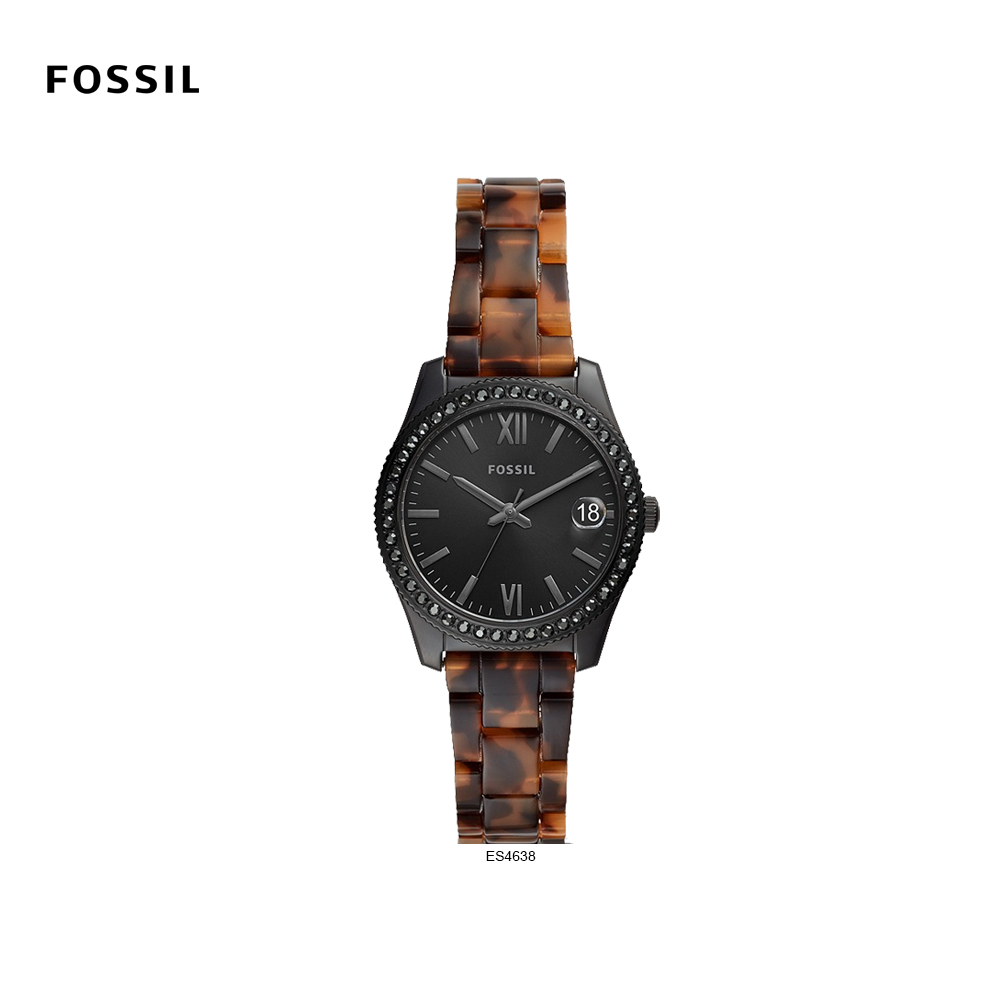 Buy Fossil Stainless Steel Watch (Black/Tortoise) | eRomman