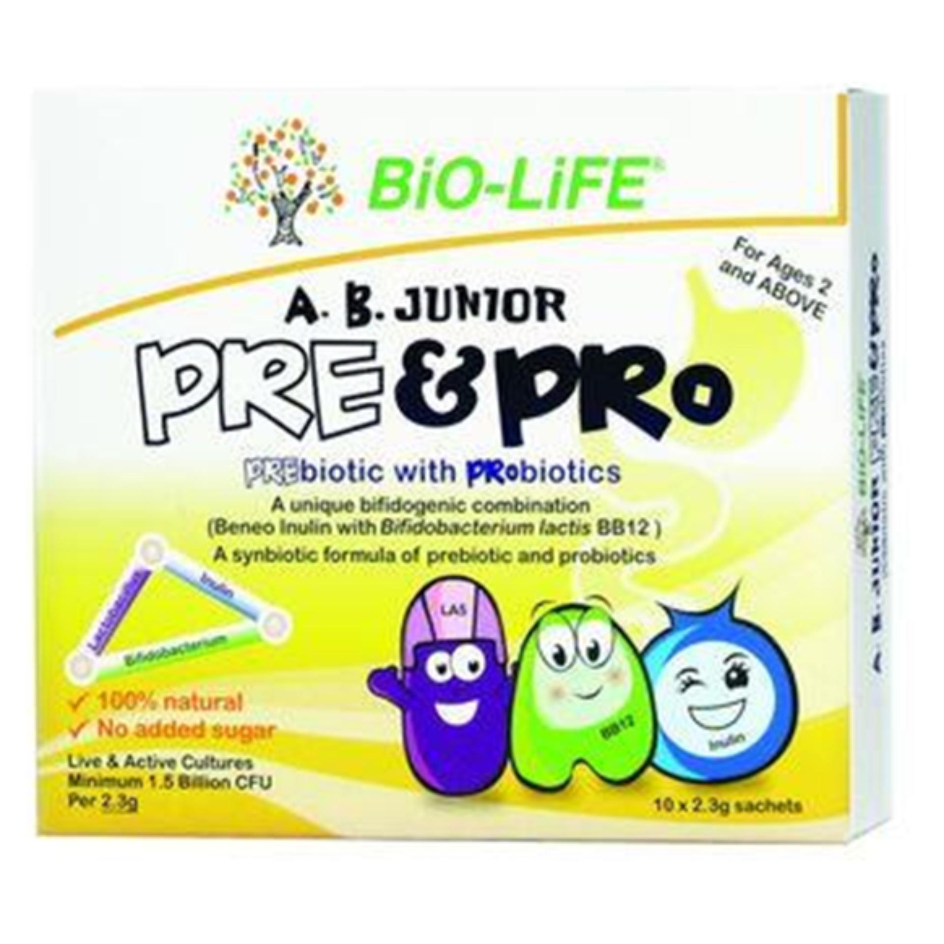 Buy Bigcaremart Bio-Life Ab Junior Prebiotic & Probiotic 10 Sachets ...