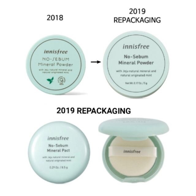 Buy Innisfree No Sebum Mineral Pact 8.5g / Powder | eRomman