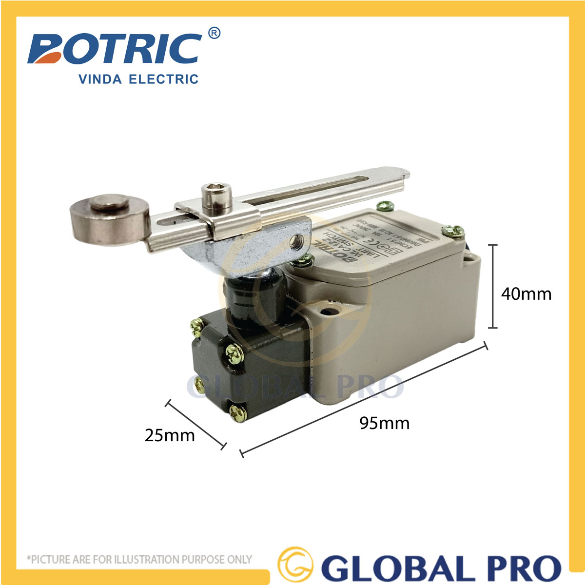 Buy Globalproofficial BOTRIC WLCA12-2 7208 Limit Switch 10A 250VAC IP65 online | eRomman