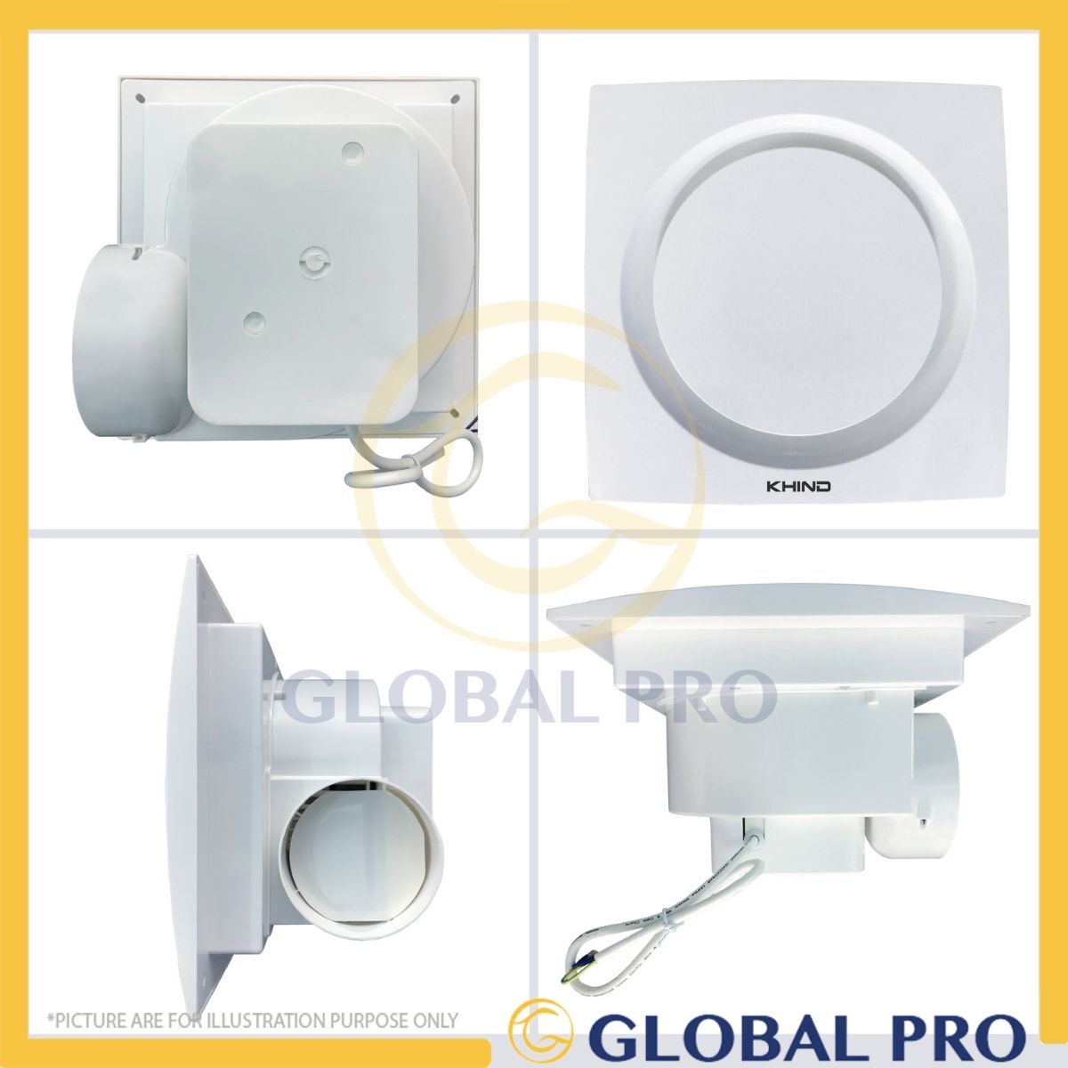 Buy Globalproofficial Khind 10" Ventilation Fan VF102 Exhaust Fan ...