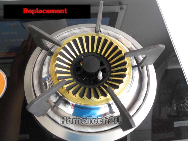 Buy Glass Hob Gas Stove Cooker Tornado Burner Head Replacement ...