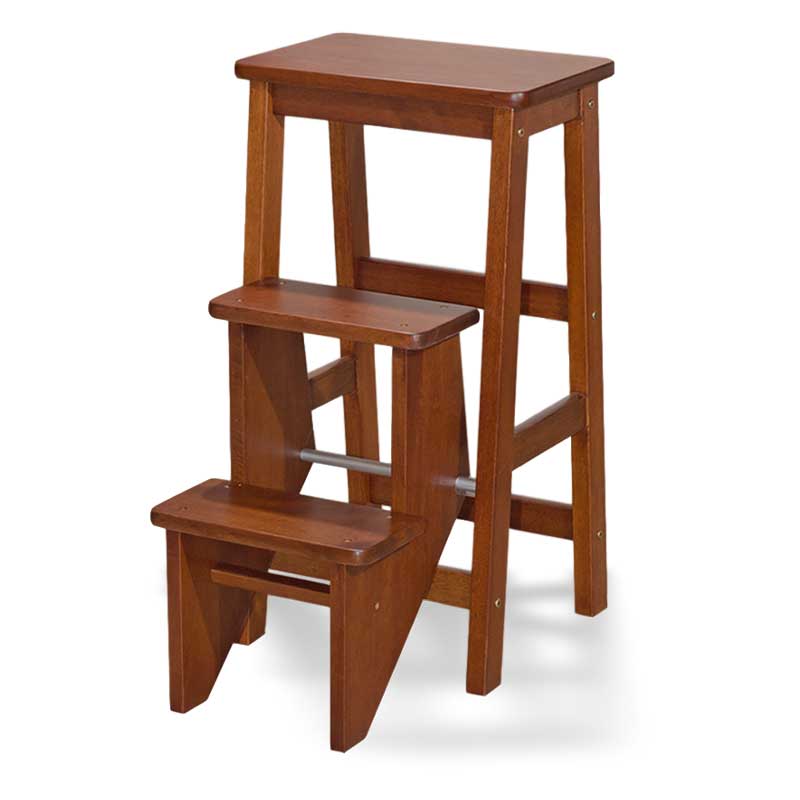Buy Hometech2u Malaysia Solid Wood Bar Chair Foldable Step Chair Step ...