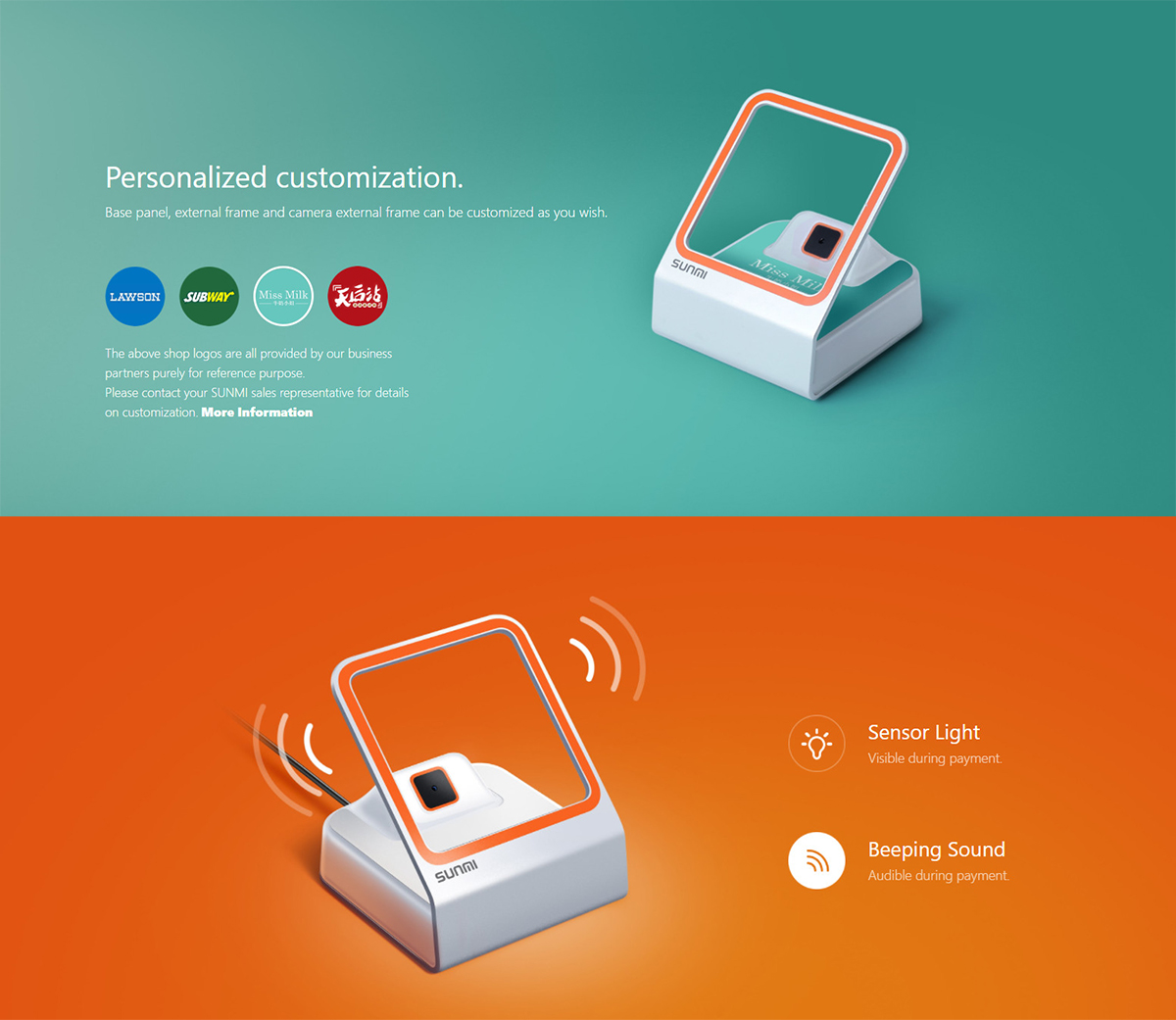 Buy Ipohonline Sunmi Blink NS010 1D - 2D - QR USB Barcode Scanner | eRomman