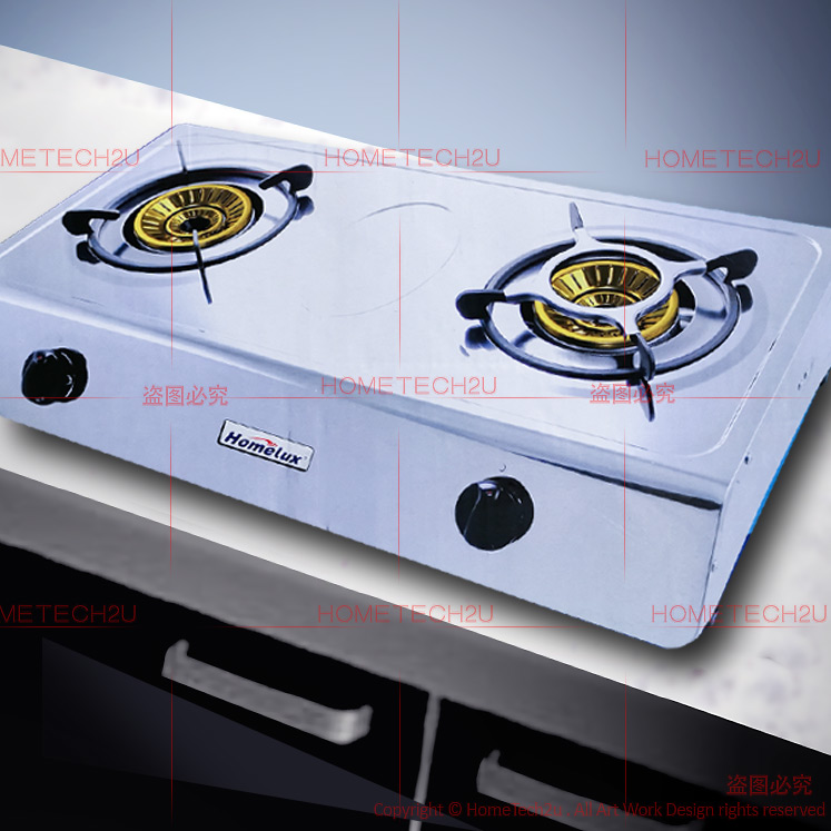 Buy Homelux Double Burner Cyclone Cap Burner Gas Stove Cooker HPS-1605 ...
