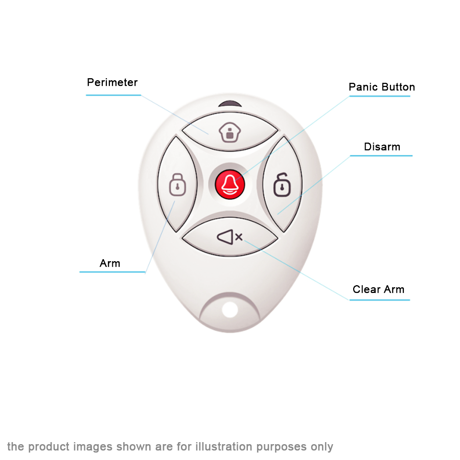 Buy Hikvision DS-19K00-Y Smart Alarm Remote Control | eRomman