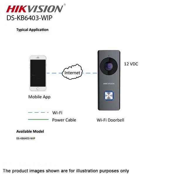 Buy Hikvision Wi-Fi Video Doorbell online | eRomman