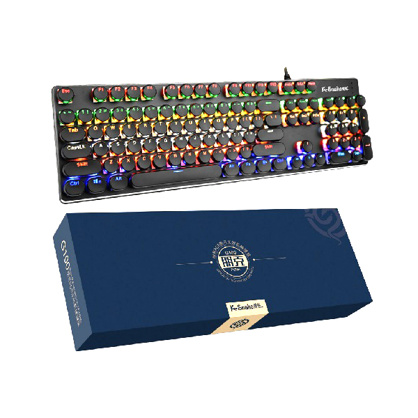 Buy Ipohonline K-SNAKE G100 Punk RGB Mechanical Gaming Keyboard - Black ...