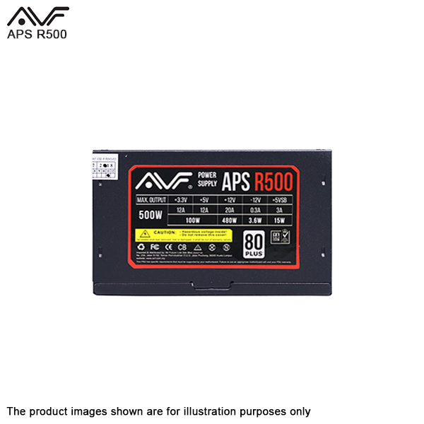 Buy AVF APS R500 AC/100-240V ATX Power Supply 80Plus | eRomman