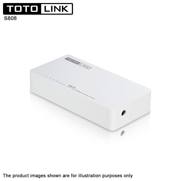 Buy Ipohonline TOTOLINK S808 8 Port 10/100Mbps Mini Desktop Network ...