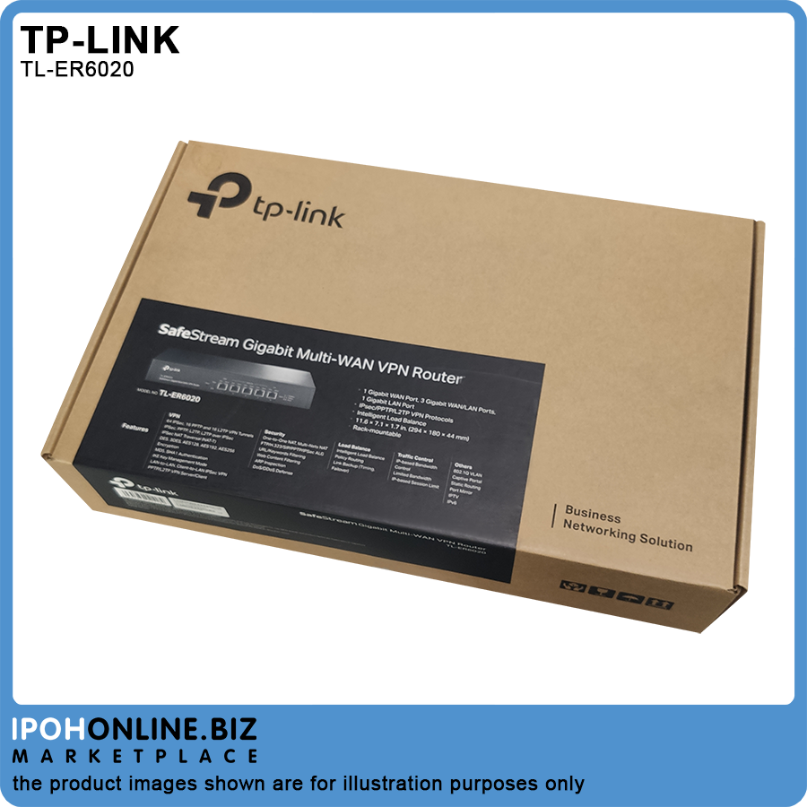 Buy Ipohonline TP-Link TL-ER6020 SafeStream Gigabit Multi-WAN VPN ...