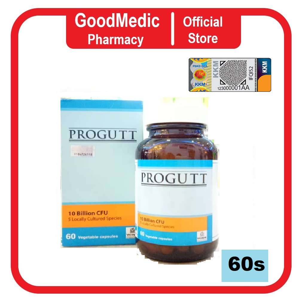 Buy Goodmedickl Progutt Probiotics 10 Billion CFU 60's online | eRomman