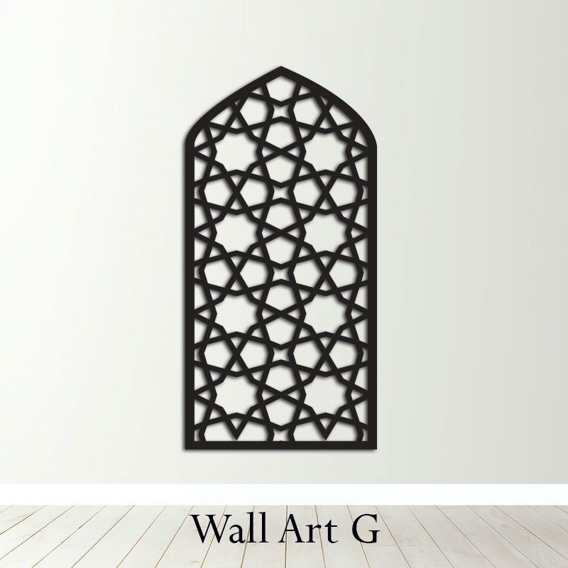 تسوق Myehomedecor 3D Islamic Pattern Cut Out Wall Art Kubah Mihrab ...