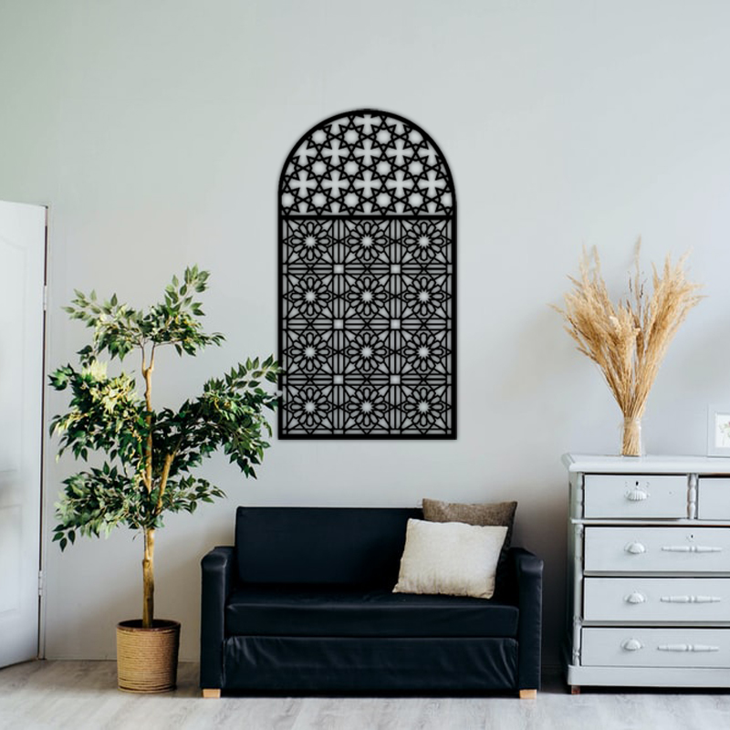 تسوق Myehomedecor 3D Islamic Pattern Cut Out Wall Art Kubah Mihrab ...