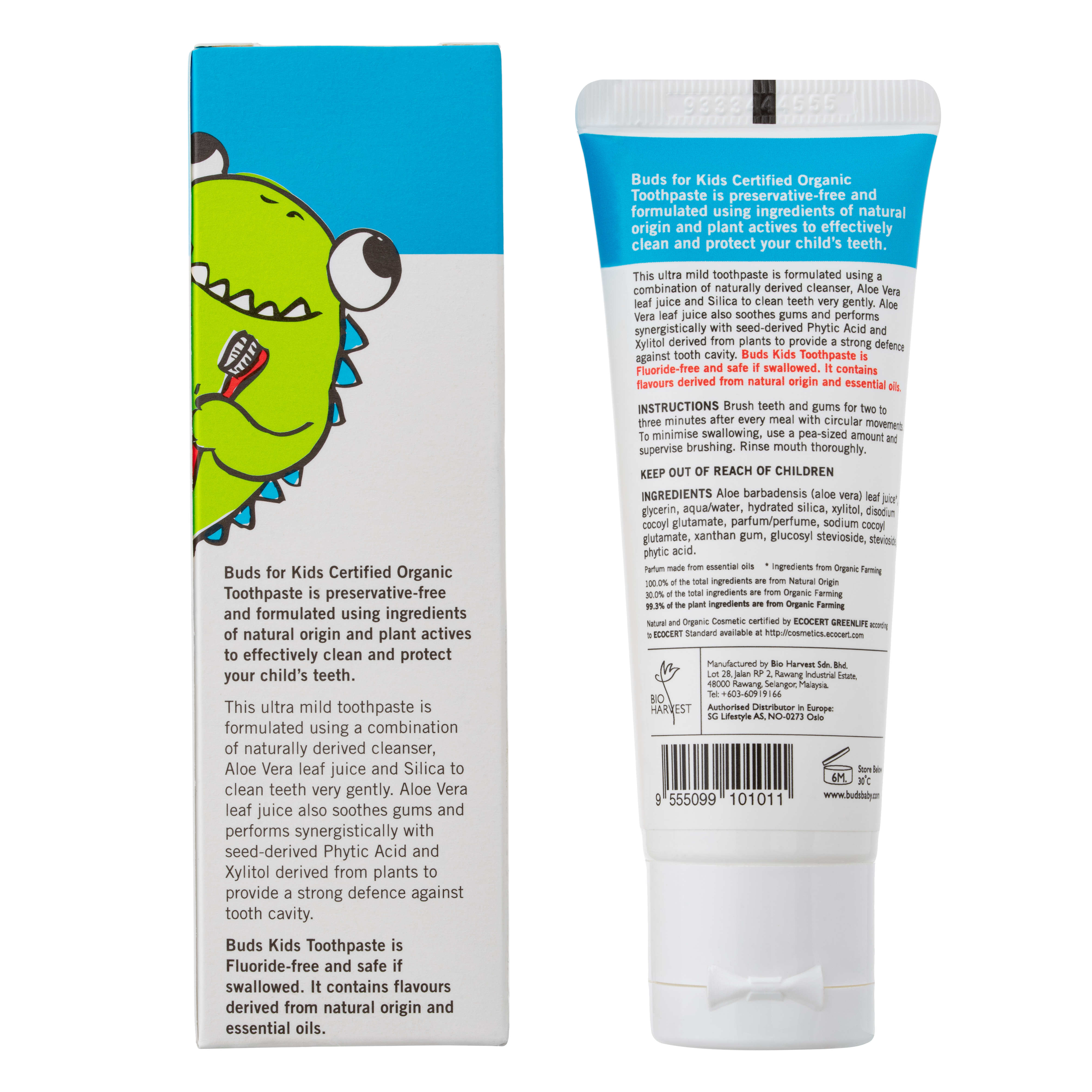 Buy Children's Green Apple Toothpaste with Xylitol | eRomman