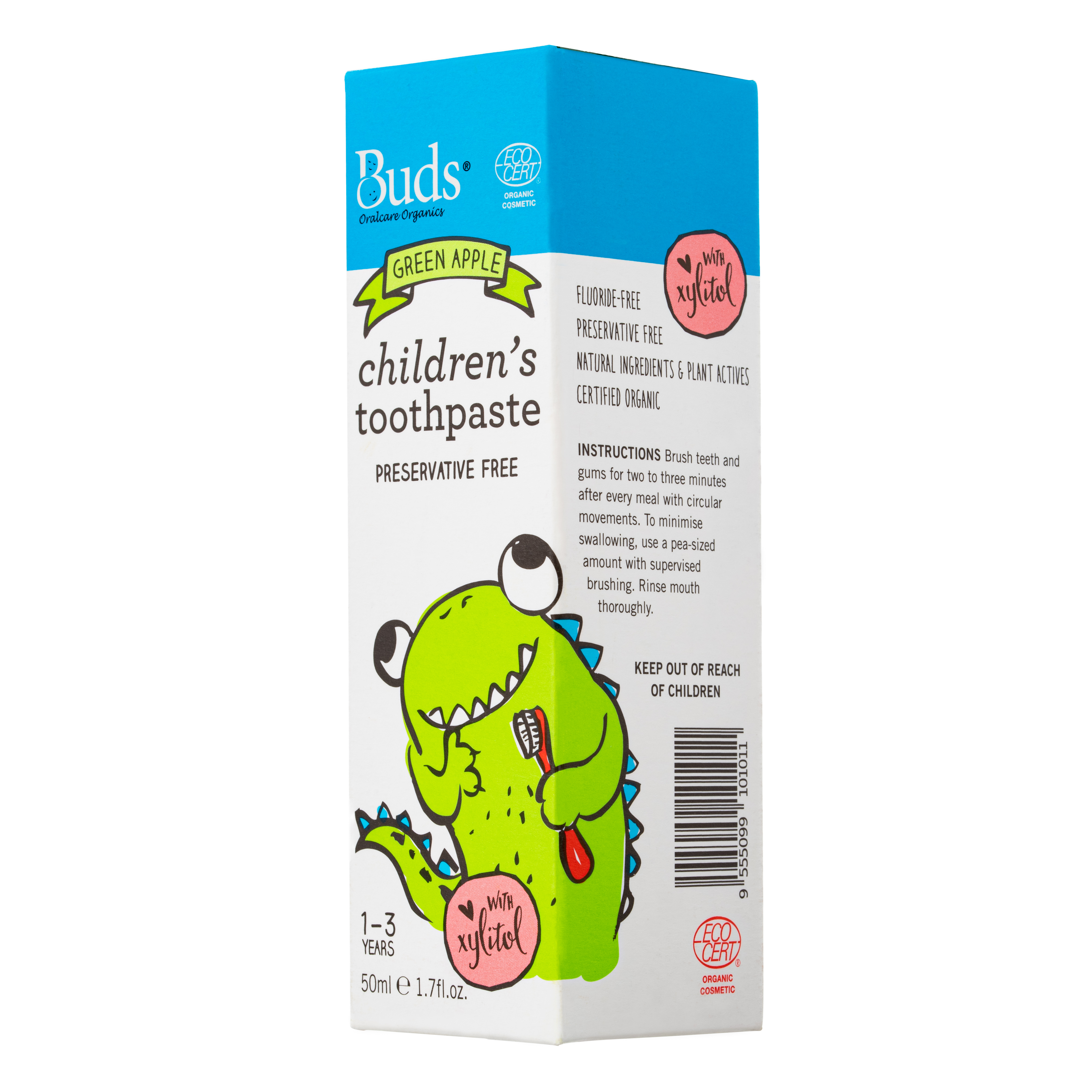 Buy Children's Green Apple Toothpaste with Xylitol | eRomman