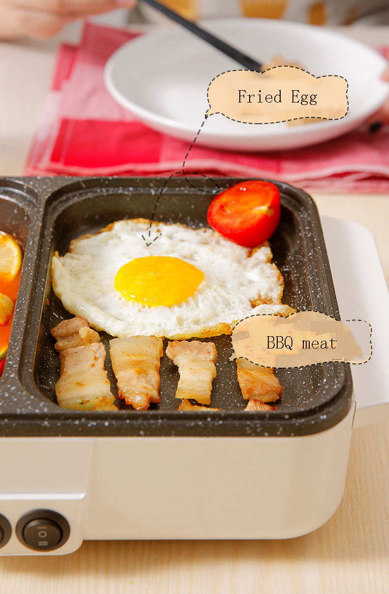 Buy Cooking Electric Hot Pot Indoor Oven Non Stick Pan | eRomman