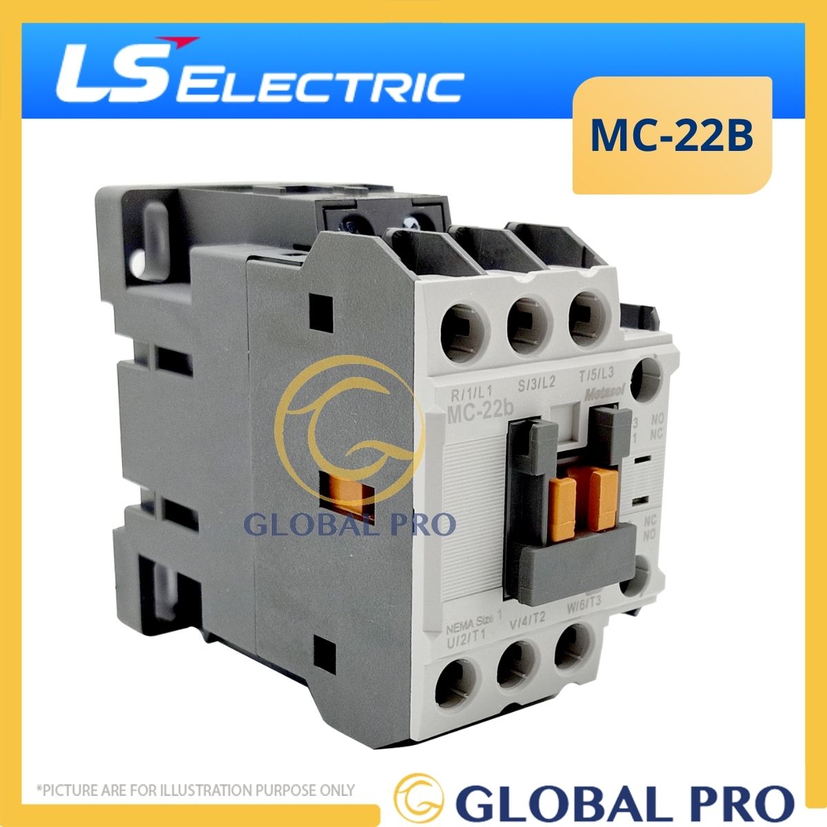 Buy Globalproofficial LS ELECTRIC Metasol Magnetic Contactor AC110V / AC240V / AC415V MC-9b MC ...