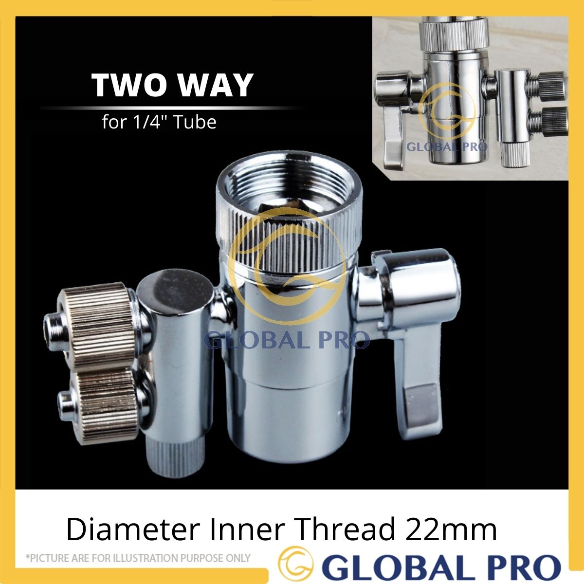 Buy Globalproofficial Water Purifier Adapter Switching Valve Faucet ...