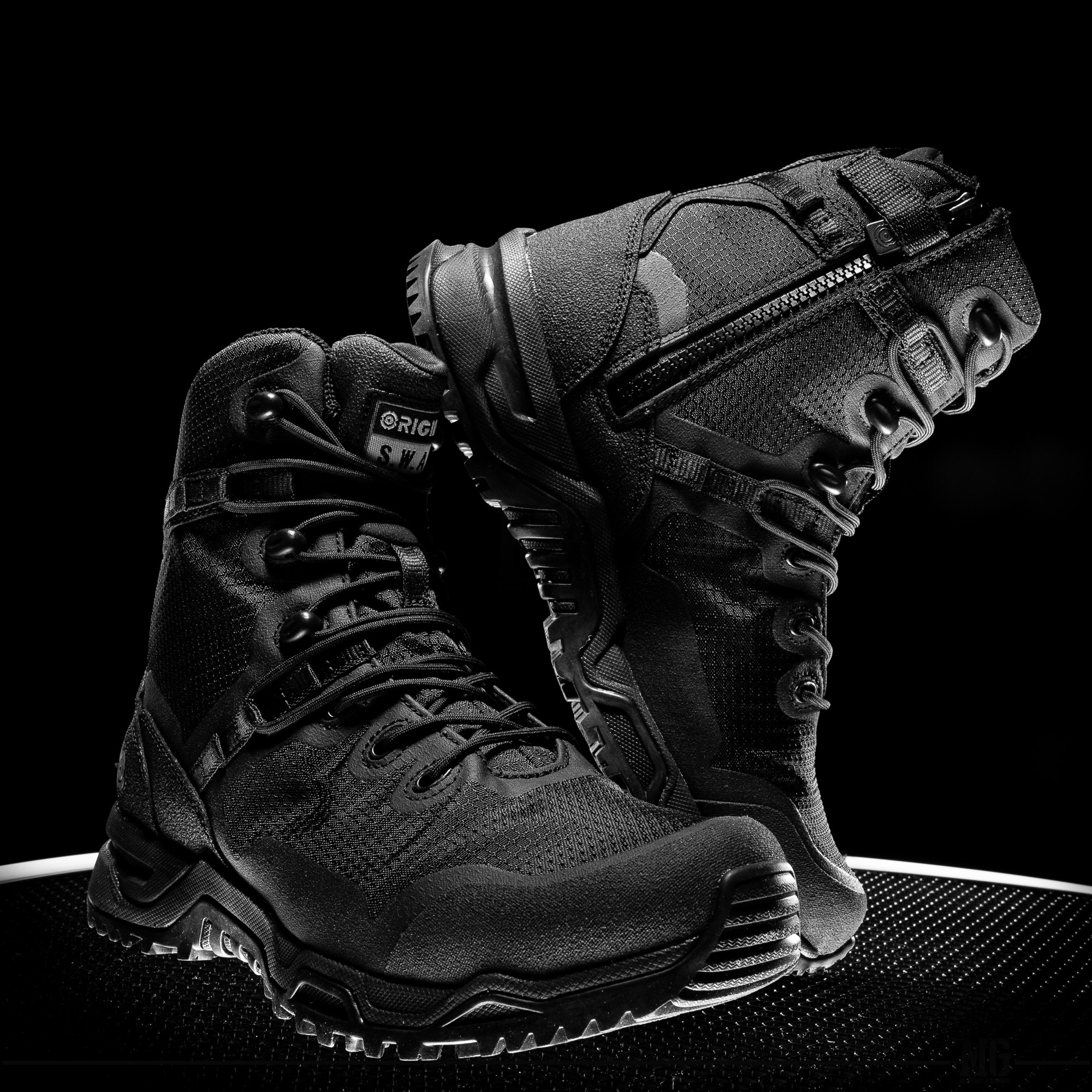 Buy Original SWAT Alpha Fury 8" Side Zip Boot (Black Color), Polis Army ...
