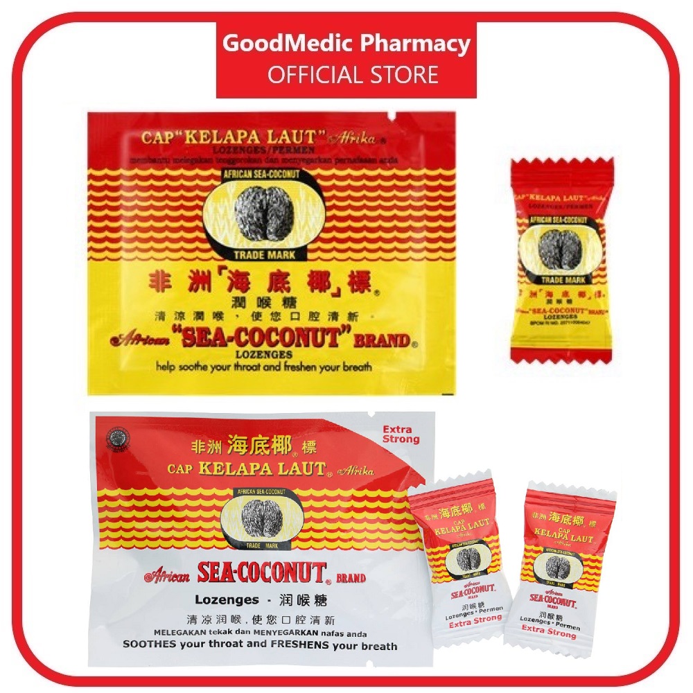 Buy Goodmedickl African Sea-Coconut Brand Lozenges – Extra Strong ...