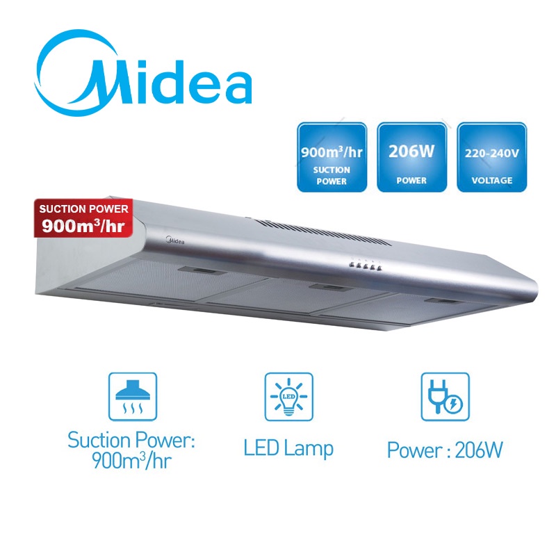 Buy Midea Stainless Steel Slim Hood Cooker | eRomman