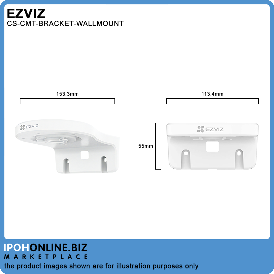 Buy Ipohonline Ezviz CS-CMT-Bracket-WallMount L-Shape Wall Mount ...